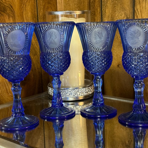 Kitchen | Vintage Avon Fostoria Washington Goblets 4 | Poshmark